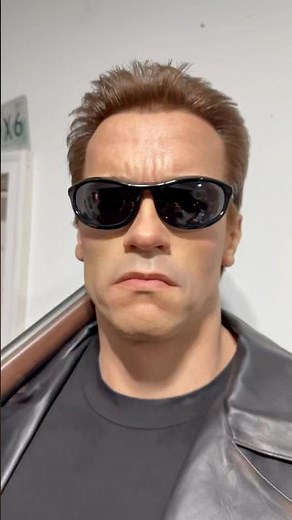 Hyper Real Arnold Terminator T-800 Life Size Bust is Insanely Detailed #t2 #arnoldschwarzenegger