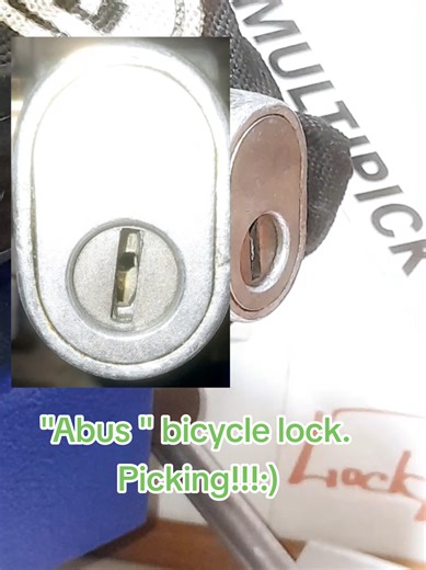 How to open a bicycle 🚲 lock ! Lock picking.#bicyclelock#lockpicking#picking#huck#lockpick