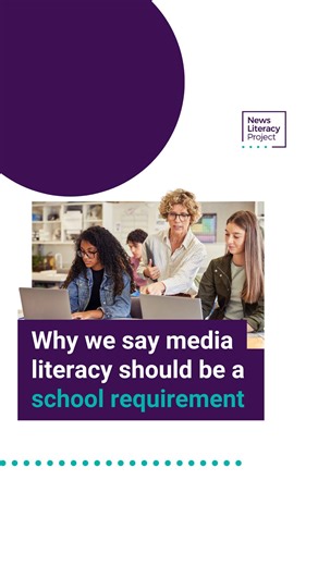 6.9K views · 233 reactions | While English class can overlap with media literacy, they aren’t the same thing - especially in today's complex, constantly changing info ecosystem + often overwhelming news cycle. Ideally, we'd like to see news & media literacy woven into all subject areas, which is why we create lessons that can work across disciplines from English to science to social studies & more. #MediaLiteracy #NewsLiteracy #Education | The News Literacy Project | Facebook