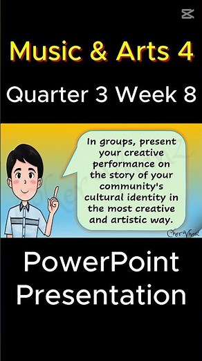 MAPEH 4 Quarter 3 Week 8 (Music&Arts)- Local concepts, processes in Music, Theater, Dance, and Arts