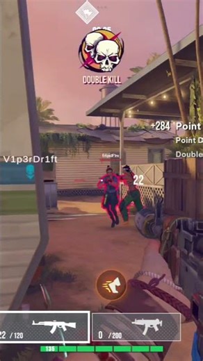 One shot. Four down.