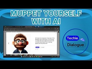 How Turn Yourself into a Muppet Using Microsoft Designers AI Tools - Step-by-Step Guide