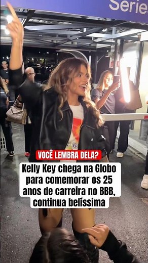 Kelly Key arrives at Globo to celebrate 25 years of her career on BBB, she's still gorgeous.