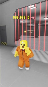 Noob 999,999 IQ escape BARRY ALIEN BASE PRISON RUN 🧠🥶 #roblox #shorts