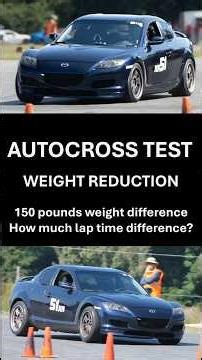 Autocross Weight Reduction: 150lbs = ? Seconds