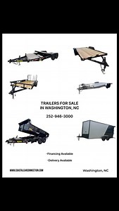 Need a trailer? ✅Dump Trailers ✅Enclosed Trailers ✅Utility Trailers ✅Car Trailers ✅Tilt Trailers 💰Low payment options 📦Delivery Available Coastal Car Connection Inc. 500 W 5th st Washington, NC Office- 2️⃣5️⃣2️⃣-9️⃣4️⃣6️⃣-3️⃣0️⃣0️⃣0️⃣ Text- 2️⃣5️⃣2️⃣-9️⃣4️⃣4️⃣-1️⃣1️⃣8️⃣9️⃣ | Coastal Car Connection