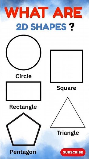 What are 2D shapes with examples | 2D shapes for kids with flotimestories | learn shapes