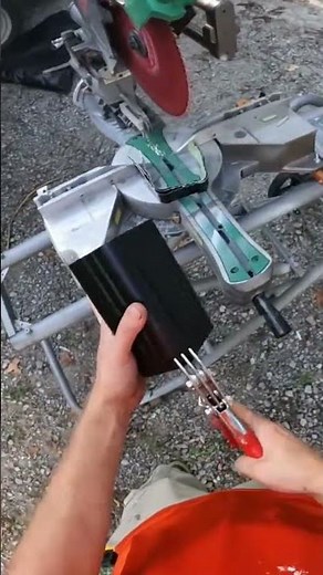 How to make straps for a downspout #gutterinstallation #diy #gutters #howto