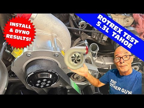 HOW TO: ROTREX LS SUPERCHARGER INSTALL AND DYNO! INTERCOOLED VS NON INTERCOOLED. 5.3L TAHOE TEST
