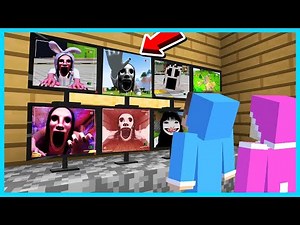 MIPAN & ZUZUZU BERHASIL MENANGKAP PENAMPAKAN HANTU PETA PETA DI KAMERA CCTV MINECRAFT SURVIVAL!