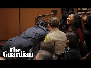 A$AP Rocky jumps to hug Rihanna not guilty verdict in gun assault trial