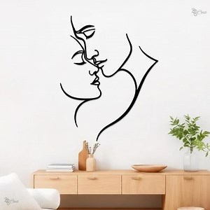Metal Couple Wall Art Couple Kiss Sign Romantic Couple Wall Hanging Line Art Wedding Gifts - Etsy Canada