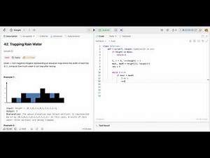 Leetcode 42. Trapping Rain Water - Hard Problem 🤓