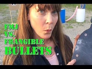 Frangible bullets vs FMJ 9mm