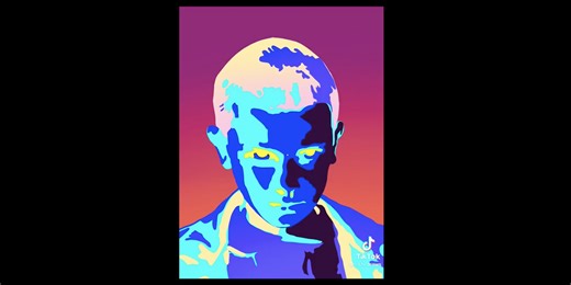 Amazing optical illusion is only revealed when your eyes are closed