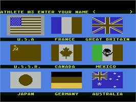 Summer Games - Atari 8-bit - Games Database