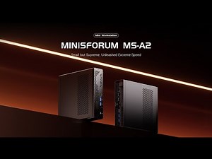 Introducing the Minisforum MS A2 Workstation | AMD Ryzen™ 9 9955HX & AMD Radeon™ 610M