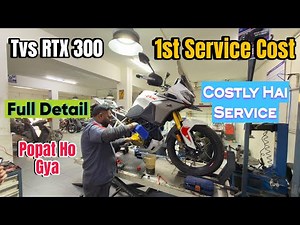 Tvs Apache Rtx 300 First Service Cost | Tvs Rtx 300 First Service Cost | Popat Ho Gya Bhai | Mileage