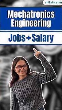 Mechatronics Engineering Career | High Paying Jobs, Salary & Top Profiles #mechatronicsengineering