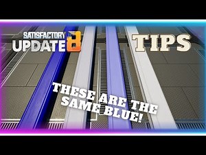 How to use COLOR THEORY in 1.0 | Tips and Tricks | Satisfactory 1.0