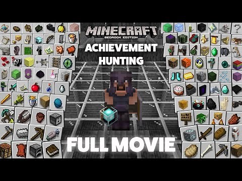 Getting Every Single Minecraft Bedrock Achievement [FULL MOVIE]