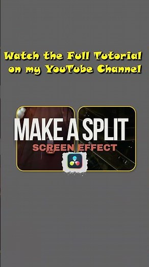 Make a Split Screen Effect in DaVinci Resolve