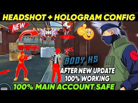 🔥 OB51 FREE FIRE 3D HOLOGRAM LOCATION + 100% BODY HEADSHOT CONFIG FILE | FF NORMAL AUTO HS 🔥