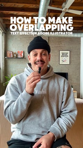 Adam, The Illustrator on Instagram: "How to Make Overlapping Text Effects in Adobe Illustrator. This is one of my favourite features and this should be proof enough for you to get familiar with the Appearance Window. If you want to see more fully editable text effects let me know and as always, thanks for tuning in. ❤️✌🏻 ___________ #illustration #illustrator #illustratortips #illustratortutorial #illustratortutorials #illustrators #adobeillustratortutorial #adobeillustrator #adobeillust