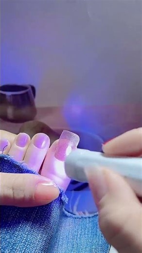 Hardening nail art under UV/LED lamp [Poppy] toe stickers, waterproof, brightening, gentle,