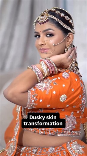 N A Y N A S A V L A on Instagram: "Beautiful dusky skin transformation #Reels #makeup #duskyskinmakeup #naynasavlamakeovers #naynasavlasbridalstudioandacademy"