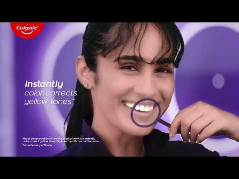 Visible White Purple is all you need for a whiter smile. Goodbye, yellow! Hello, shine!!