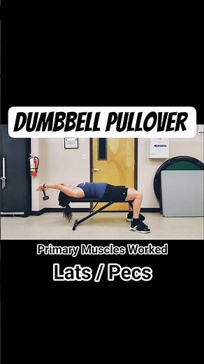 Dumbell Pullover: Tutorial Targeting Chest & Back