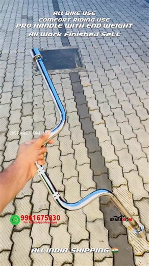 BIKE SPARE & ACCESSORIES*OnlineShopping* on Instagram: "PRO HANDLE WITH END WEIGHT. All Work Finished Sett. Directly Suitable All Bikes. On stock 📦🛒 Order Placed on Wtsp msg/Call📲 𝟵𝟵𝟲𝟭𝟲𝟳𝟱𝟴𝟯𝟬📱. 💳Online Payment Facilities Available. All India shipping available ✈️🇮🇳. 🚫Cod Not Possible🚫. Information 👇🏽. • CONFIRM YOUR PRODUCT BEFORE ORDER • SELECT MODE OF PAYMENT➡️PAYTM /GOOGLE PAY/PHONEPE/BANKTRANSFER. • CASH ON DELIVERY NOT POSSIBLE. • ALL PRODUCTS ARE 100% BRANDNEW • DELIVER