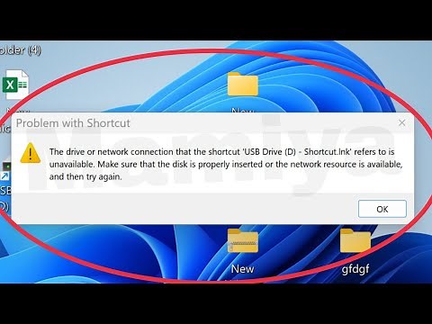 Pc Fix The drive or network connection that the shortcut USB drive Shortcut.lnk' refers unavailable