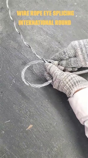 Paano magsplice ng 6 Strands Wire Rope Eye Splicing, International Round Method. #fyp #viewers #reelsvideo #followers #reelsfyp #highlights #SEAMAN #fblifestyle #TeamHilas #education Part 5 | Crisostomo Bilaro