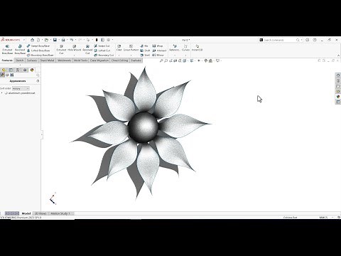 Flower Design in Solidworks