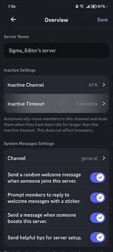 how to make afk channel | discord