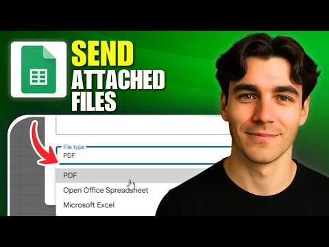 How To Send Google Docs As Email Attachments Or Google Sheets As Excel Or PDF Files (Tutorial 2026)