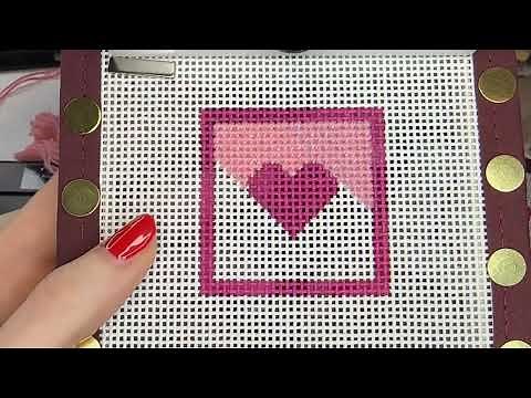 Needlepoint Basics Class Part 4 - Basketweave Stitch in the Background