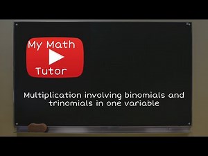ALEKS | Multiplication involving binomials and trinomials in one variable