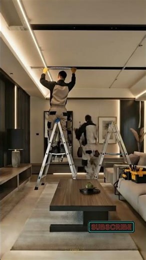 LIVING ROOM TRANSFORMATION | LED LIGHTING