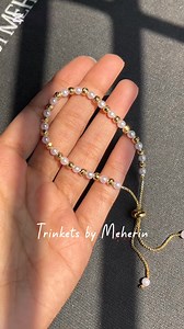 Pearl bracelets. High quality. Adjustable size. | Trinkets by Meherin
