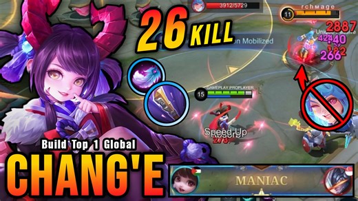 74K views · 1K reactions | 100% Immortal!! 26 Kills Chang'e Golden Staff Build Almost Savage!! - MLBB #gameplayproplayer #chang'e #MLBB | Gameplay Proplayer Live | Facebook