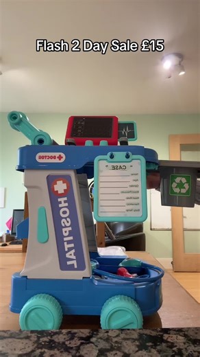 Cute Hospital Trolley Set for Kids' Pretend Play