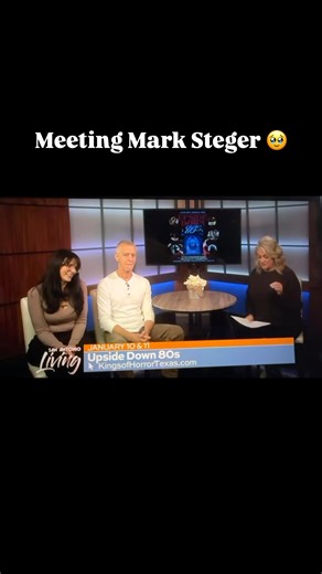 Tessie Weaver on Instagram: "Last week, I was asked to go on San Antonio Living for Kings of Horror’s Upside Down event. I was nervous because of how awkward I am on camera (and always) but then they said “oh, and you’ll be going on with Mark.” I was not only about to meet the real the_mark_steger but also go on live television with him! I spent the next three days casually saying hello and chatting with Mark as if he were an old friend and not the ORIGINAL DEMOGORGON! Thank you Mark for being s