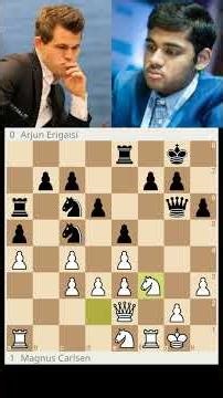 Magnus Carlsen Vs Arjun Erigaisi – Chess Match #challenge #chess #match #chessgame #chesscom