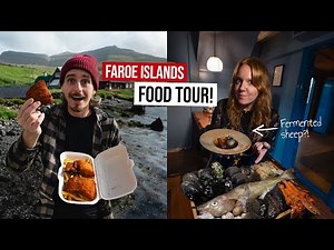 Americans Try the STRANGEST Foods in the Faroe Islands! 🇫🇴 Fermented Sheep, Dried Fish & MORE!