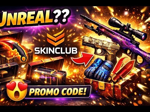 We got the best items! UNREAL?? SKINCLUB PROMO CODE