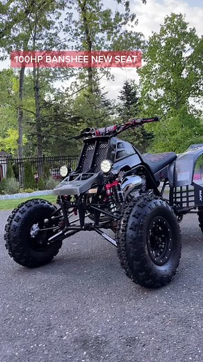 Upgraded Banshee 350 Seat with Double Diamond Stitching