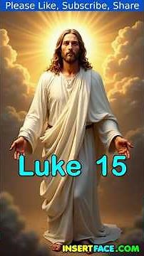 Luke chapter 15, verses 1 to 23. Bible Reading. Jesus Christ